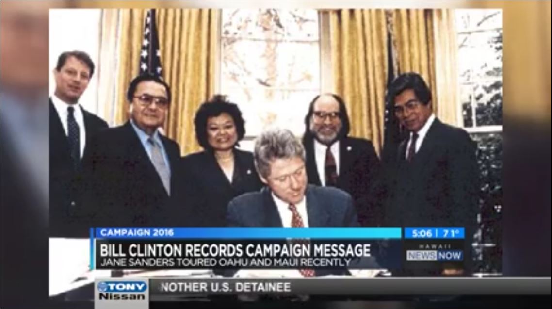 PHONING IT IN: Bill Clinton sends robocall to Hawaii voters ...