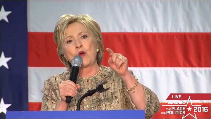 VIDEO: Protesters shout at Hillary: 'She is guilty, she is evil ...