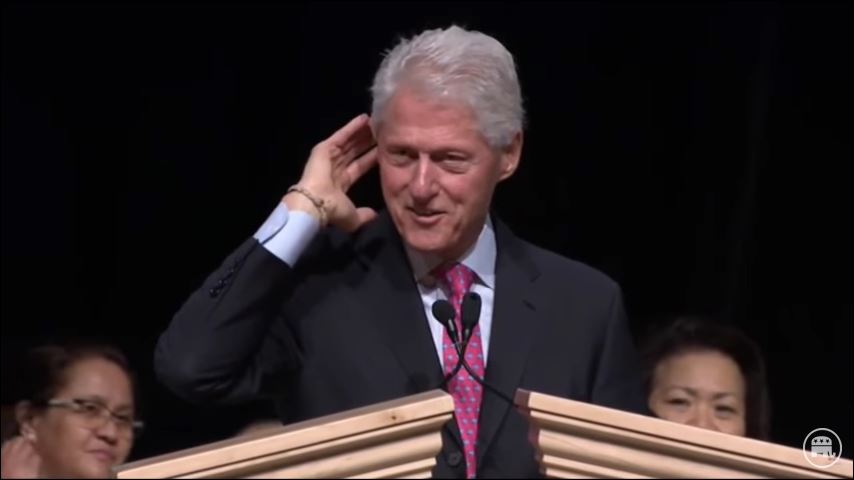 VIDEO: Bill Clinton won't stop talking, music starts playing to get him ...