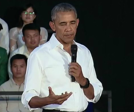 PHOTO: Barack Obama sheds wedding ring in Laos - TheAmericanMirror.com