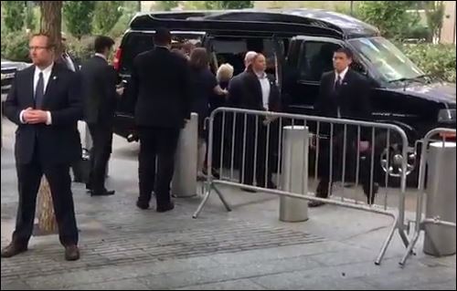 SHOCK VIDEO: Limp Hillary carried into motorcade van ...