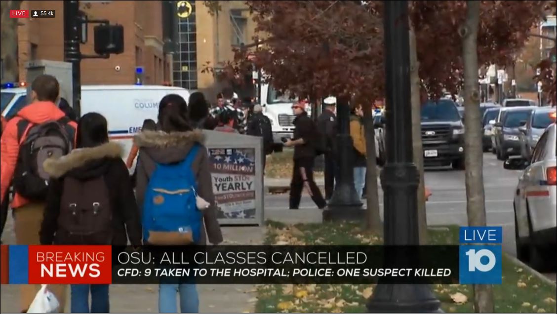 'Shooting' reported at Ohio State - a gun-free campus - The American ...