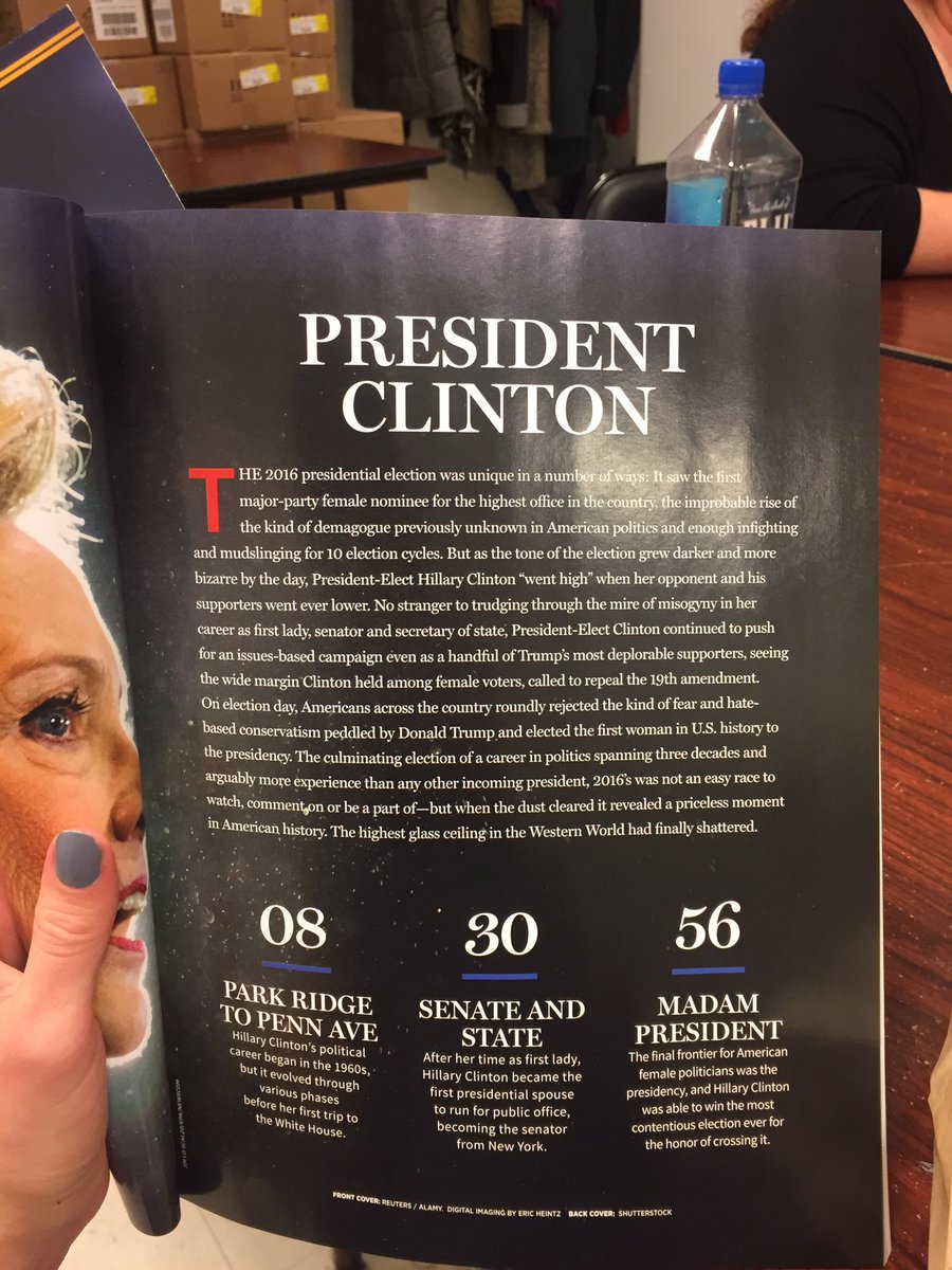 NEWSWEEK: 'President-Elect Hillary Clinton' issue - ready for ...
