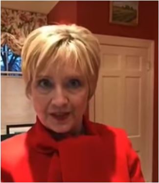 Wig on backwards? Strange Hillary hairdo in 'resist' video ...