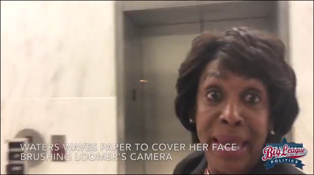 VIDEO: Maxine Waters confronted by reporter - pushes camera, waves ...