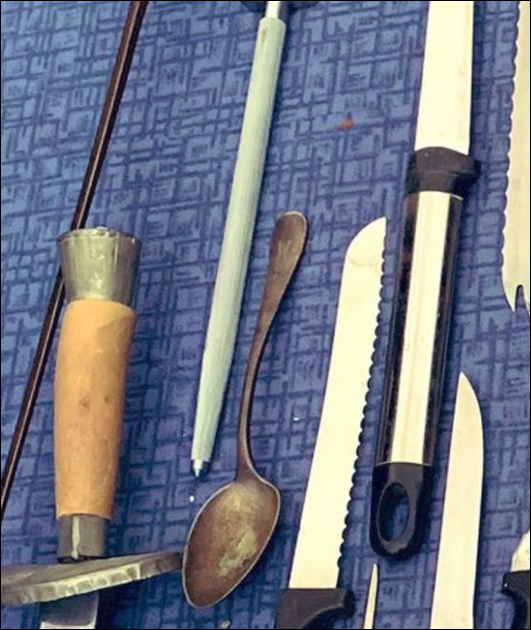 UK police seize spoon, serving forks, spatula, meat skewers in 'weapons ...
