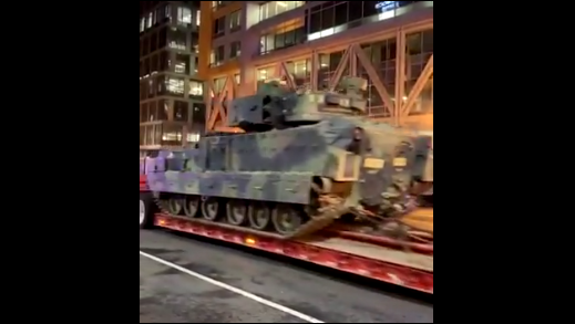 VIDEO: Tanks on move through late-night DC streets - TheAmericanMirror.com