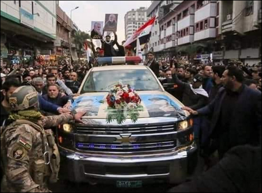 PHOTO: Chevy truck hauls Soleimani's corpse through Iranian crowd ...